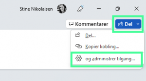 Hvordan dele dokumenter i Teams | UNIC Nettverk AS