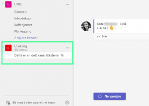 Delte kanaler i Teams - hva er det, og hvordan opprette en? | UNIC Nettverk AS