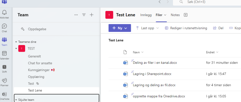 Hvordan samarbeide med kollegaer i en kanal i Microsoft Teams | UNIC ...