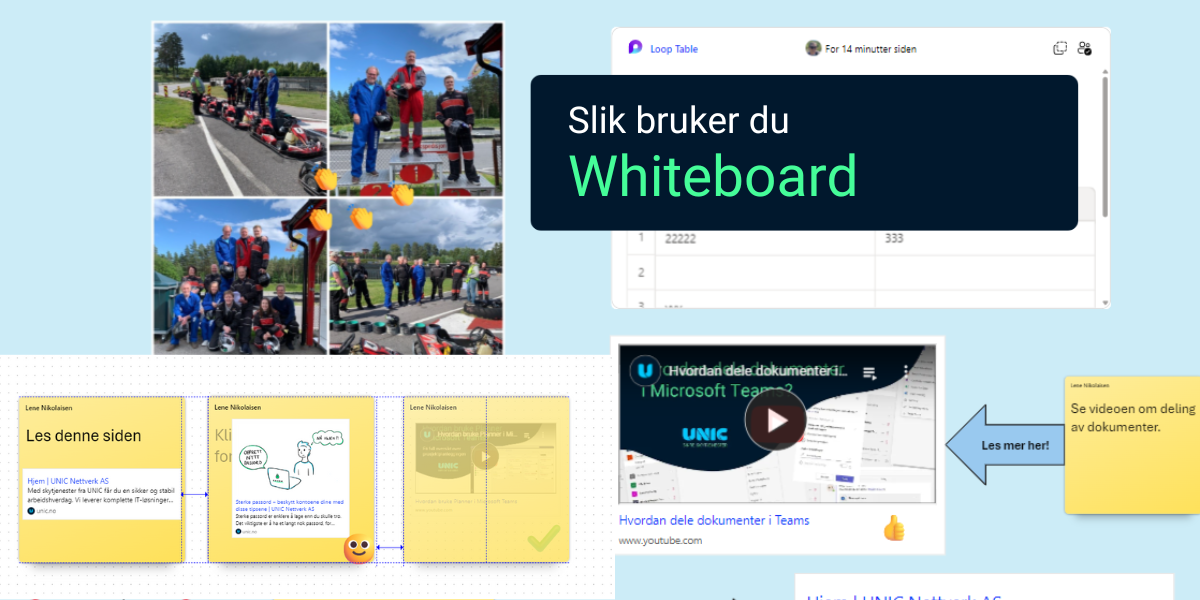 Slik bruker du Microsoft Whiteboard | UNIC Nettverk AS